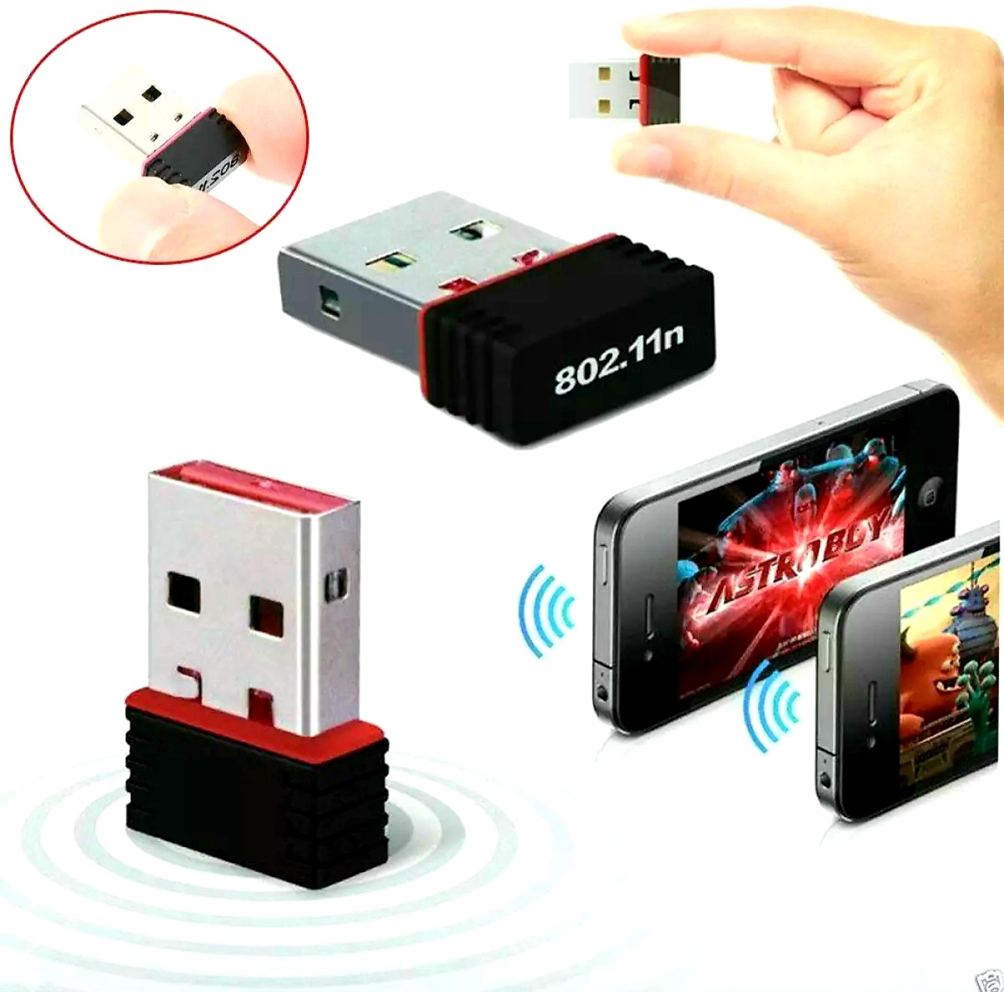 Alfa Mini WiFi USB Adapter 300Mbps - shopmedotpk.com
